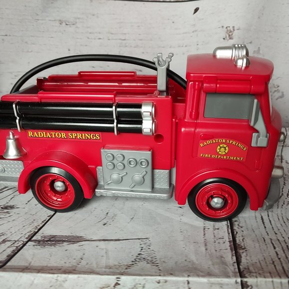 Disney | Toys | Pixar Cars Radiator Springs Fire Truck Missing Ladder ...